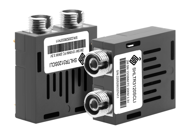 1 × 9 single-mode dual fiber TTL industrial grade optical module SC/FC ...