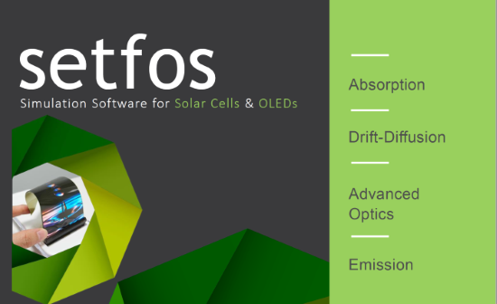 OLED simulation software Setfos - CIOE2025-Booth:1E69 - CIOE