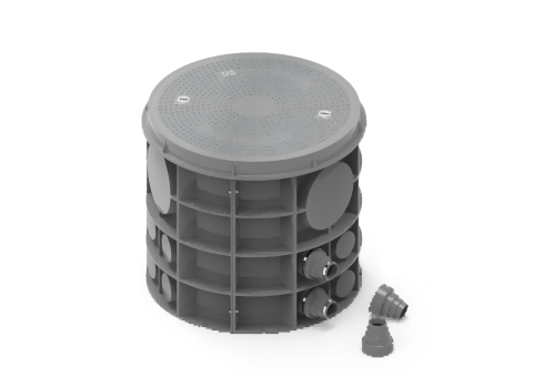 Composite telecom chamber/ telecom handhole/ telecom manhole ...