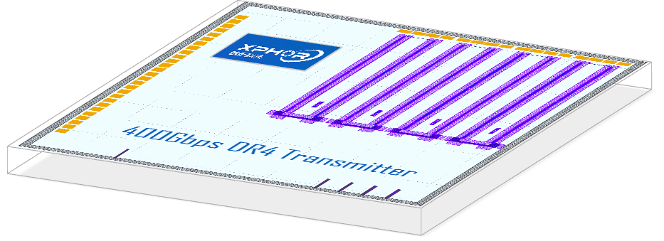 400G DR4 硅光集成发射芯片 - 2025展位号:12D91 - CIOE中国光博会
